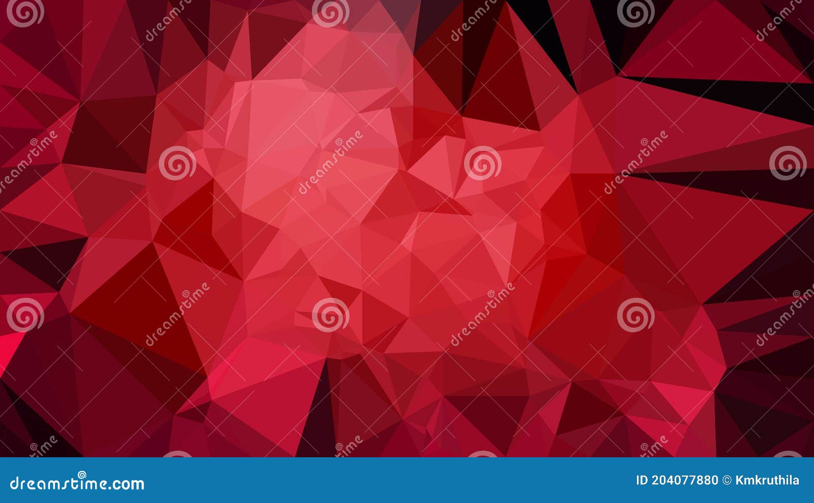 Cool Red Polygon Background Template Stock Illustration - Illustration of poly, background ...