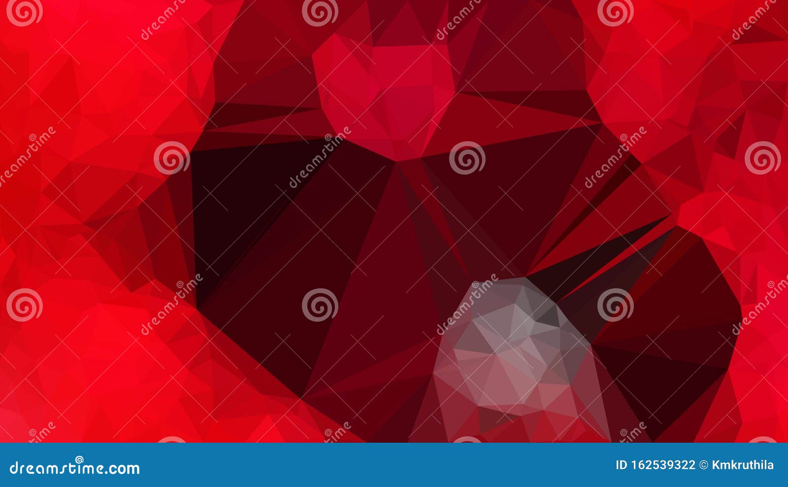 Cool Red Polygon Pattern Background Illustration Stock Vector ...