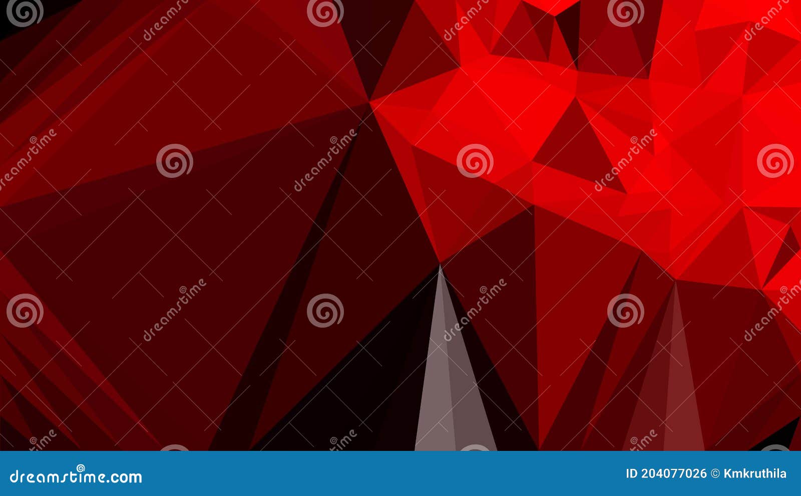 Cool Red Polygon Triangle Pattern Background Vector Art Stock ...