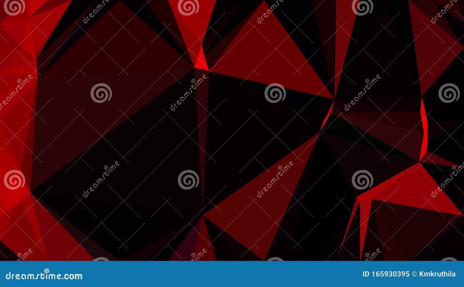Cool Red Polygonal Triangular Background Vector Art Stock Vector - Illustration of polygon ...