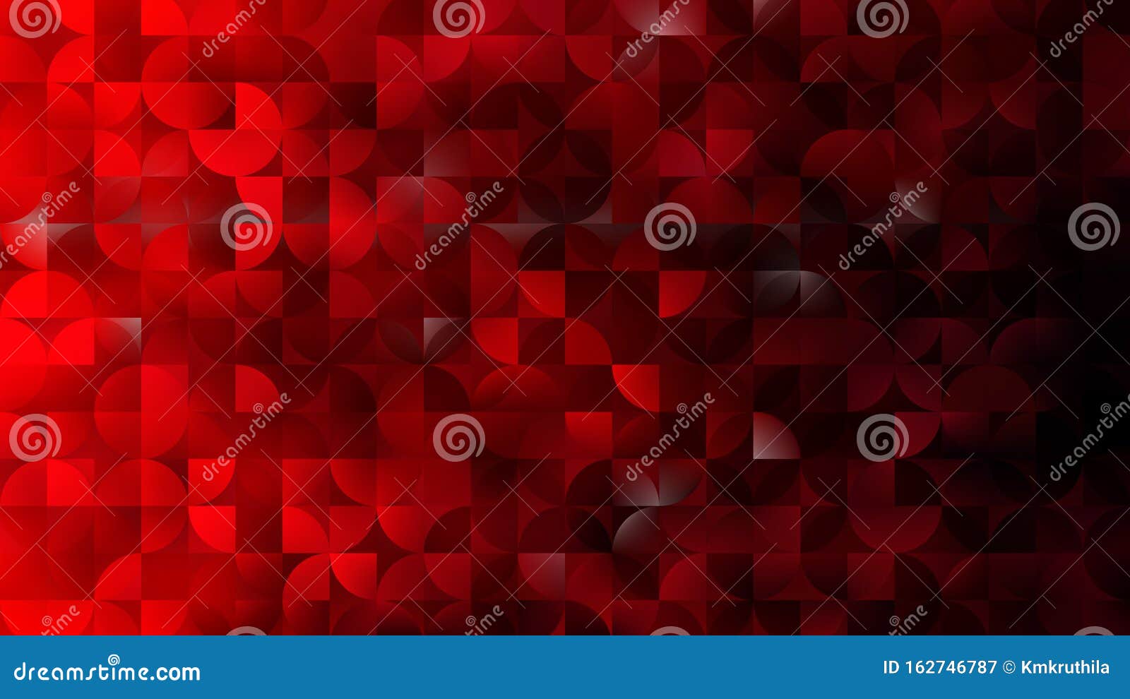 Cool Red Quarter Circles Background Illustrator Stock Vector ...