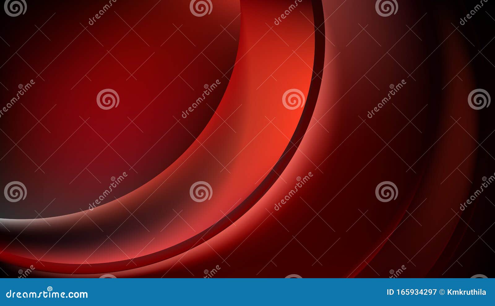 Cool Red Wave Background Template Vector Graphic Stock Vector ...