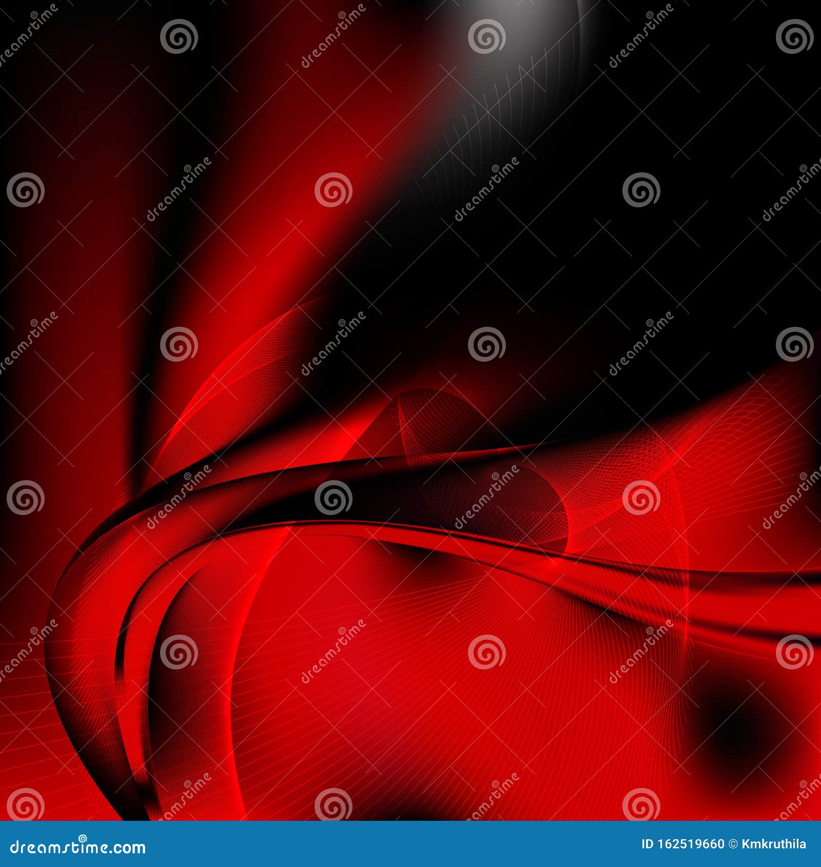 Cool Red Wave Lines Background Design Template Stock Vector ...