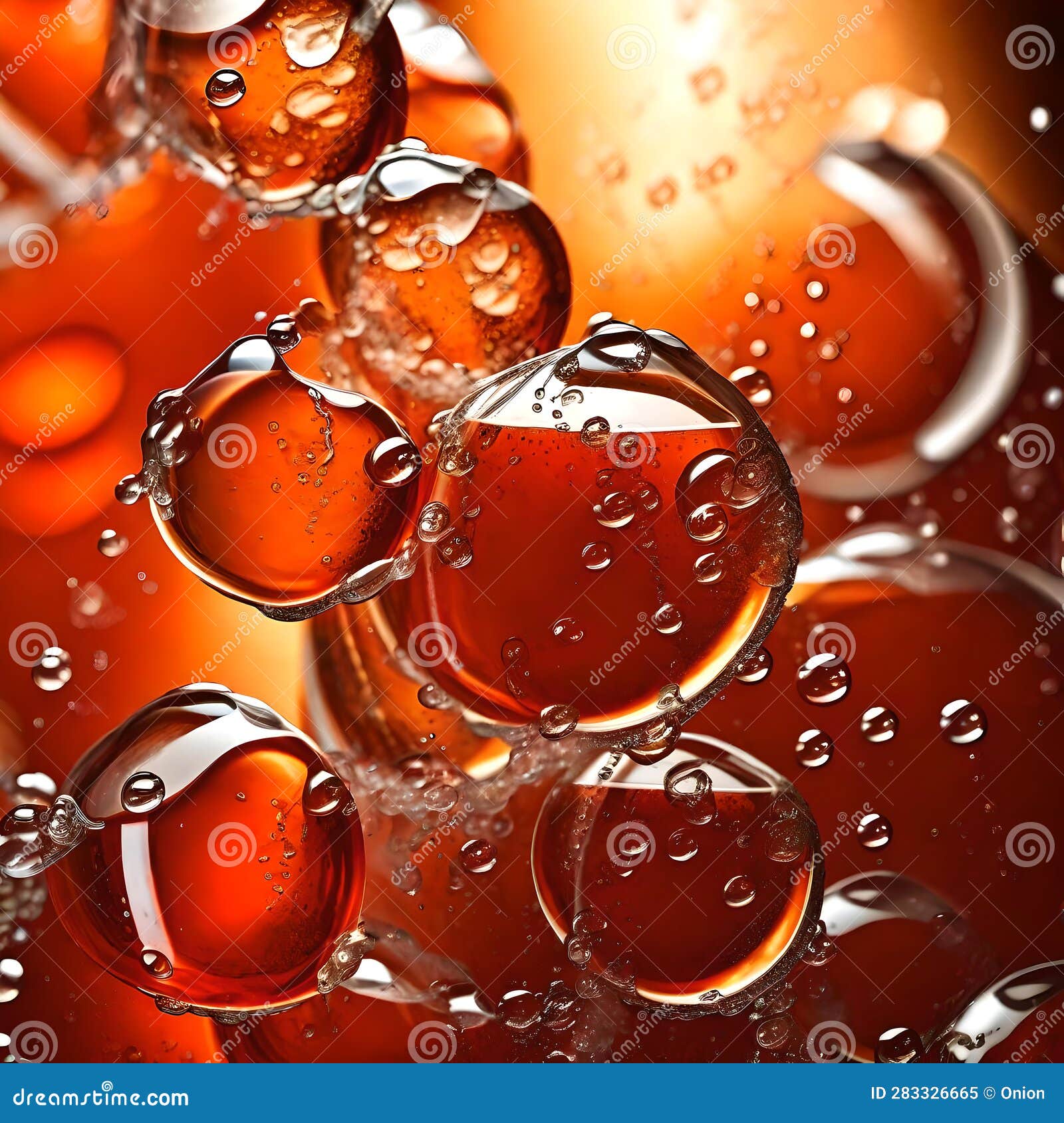 Cool Refreshing Drink - Ai Generated Image Stock Illustration ...