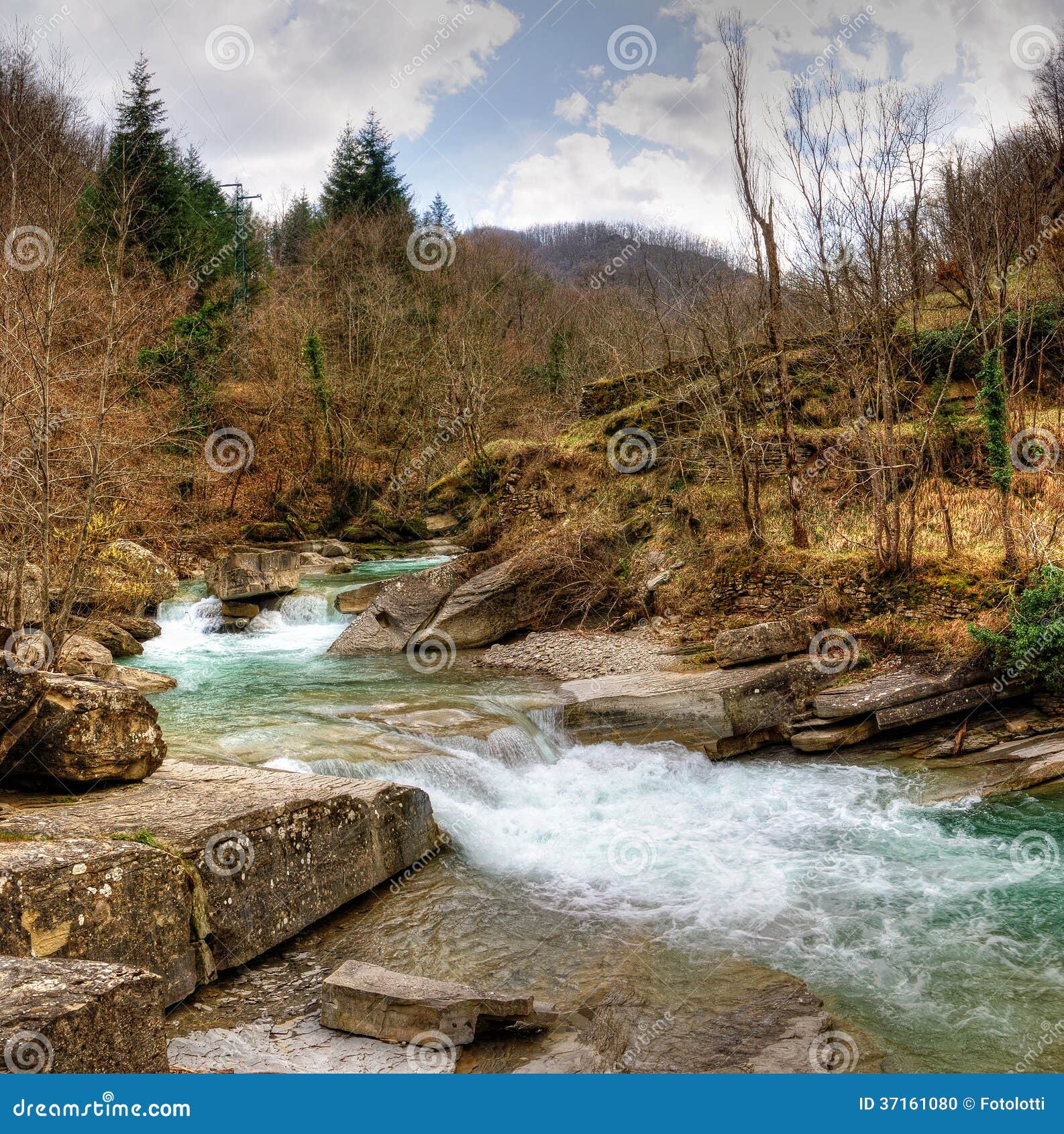 Cool river stock photo. Image of park, river, tree, waterfall - 37161080