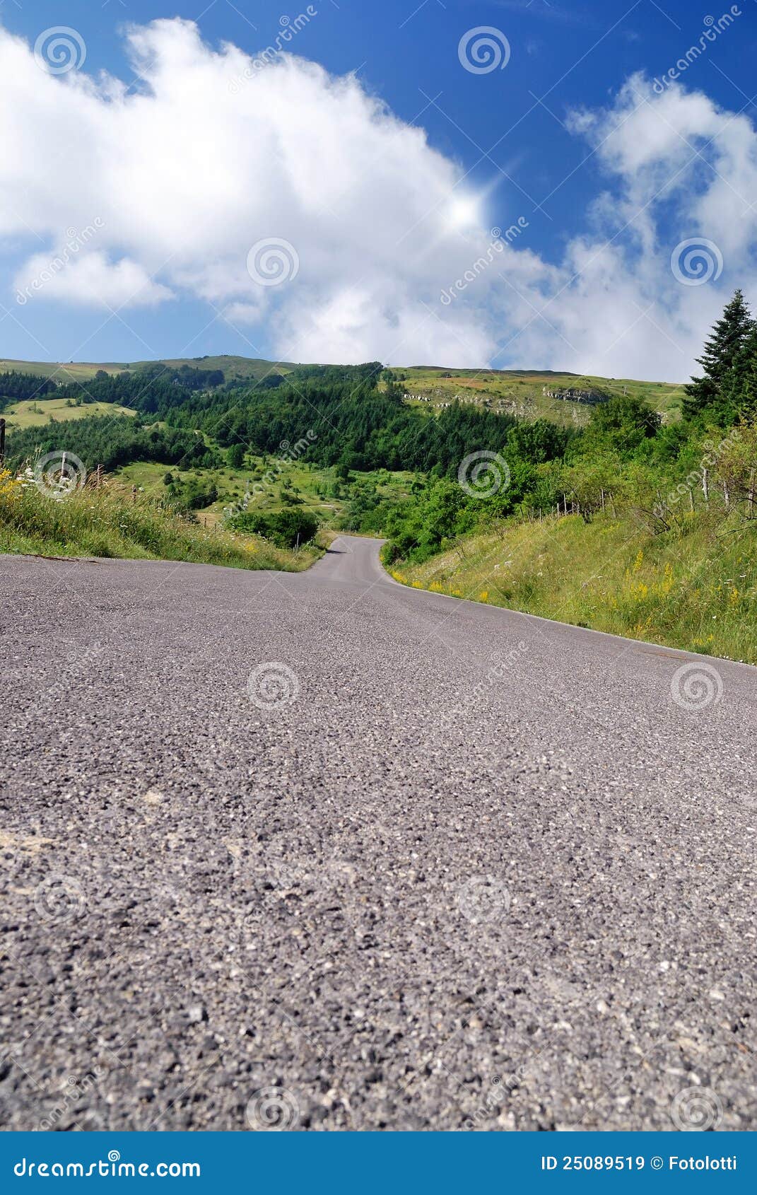 Cool road in mountain stock image. Image of country, farm - 25089519