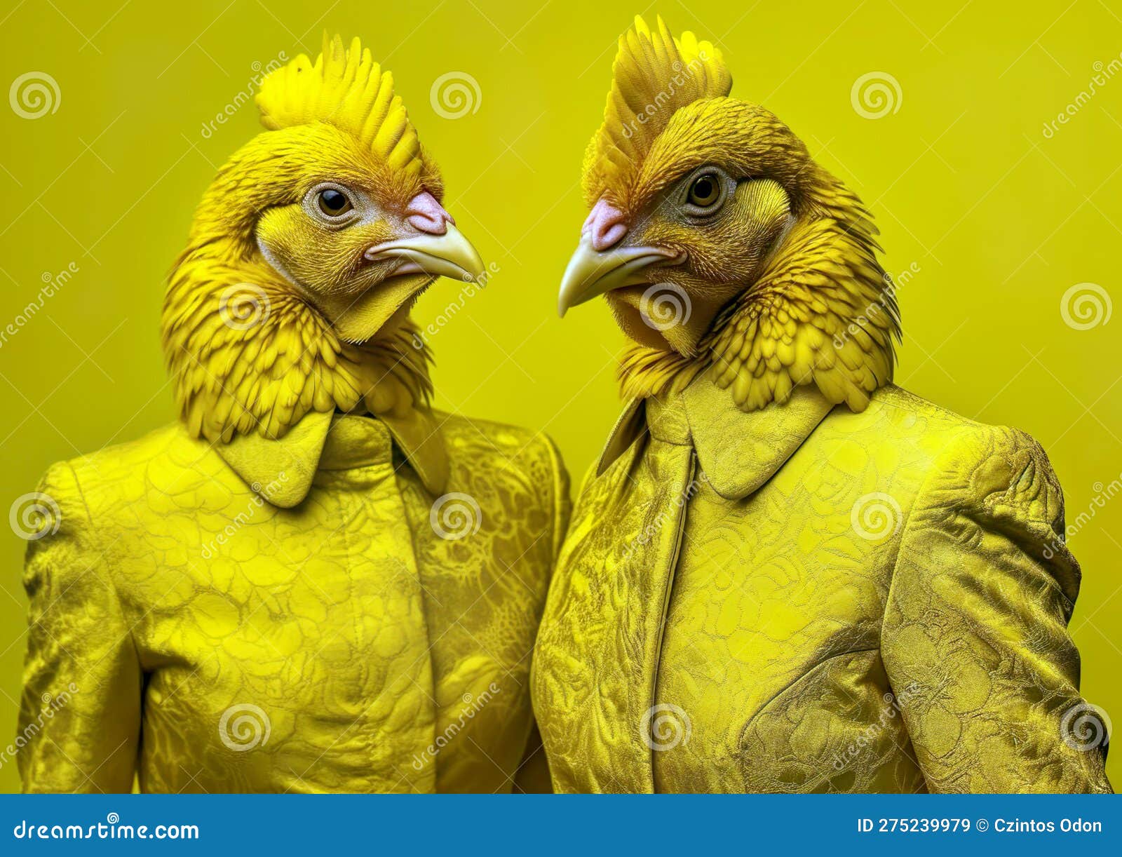 Cool Roosters Pose in the Photo Studio in the Background. Stock ...