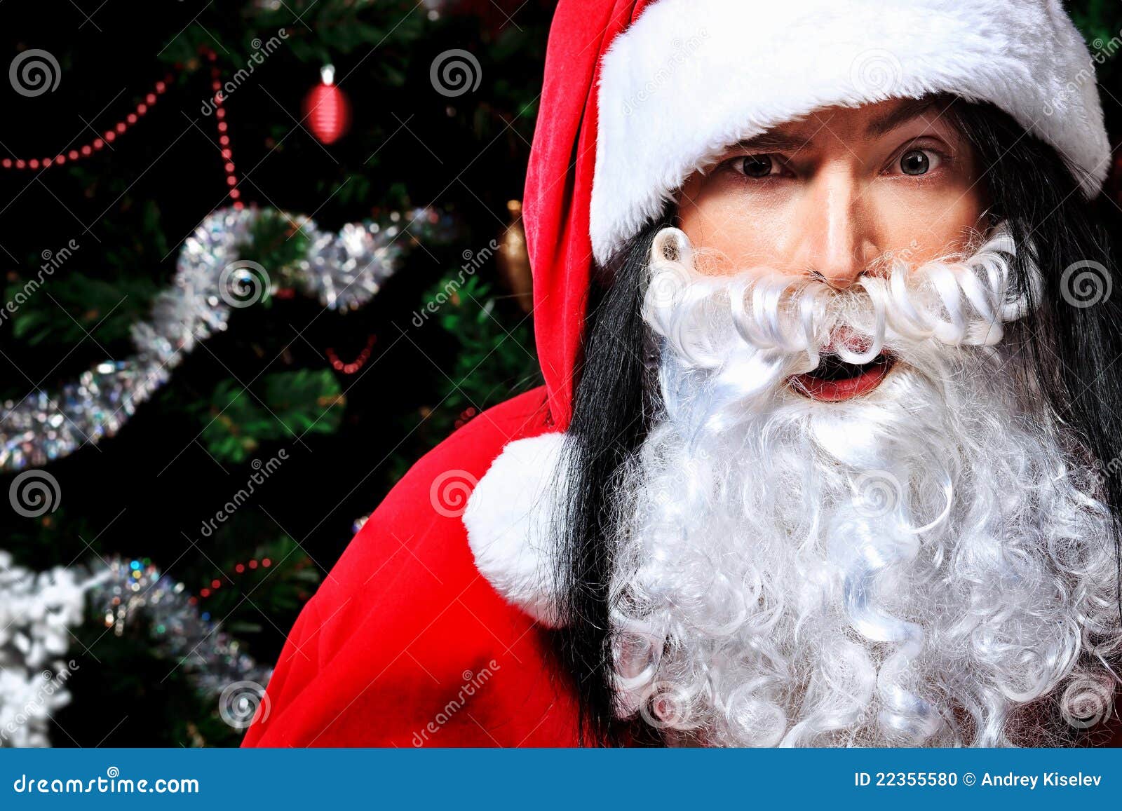 Cool santa stock photo. Image of life, attractive, people - 22355580