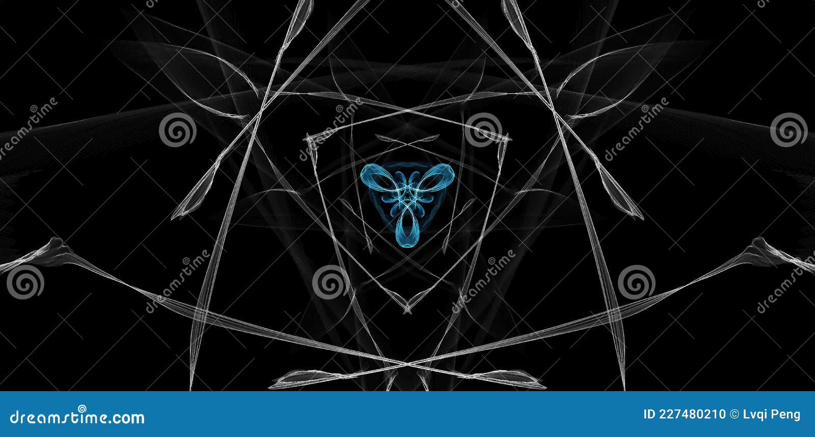 Cool Sci-fi Abstract Line Background Pattern Stock Illustration ...