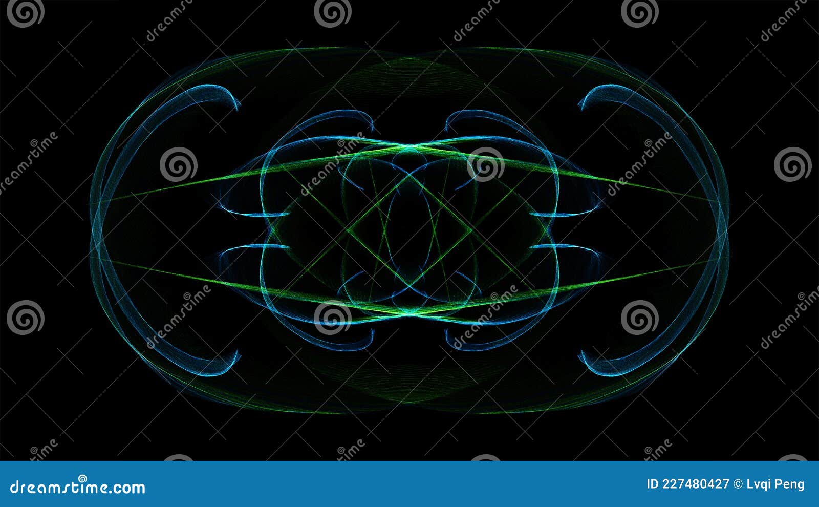 Cool Sci-fi Abstract Line Background Pattern Stock Illustration ...