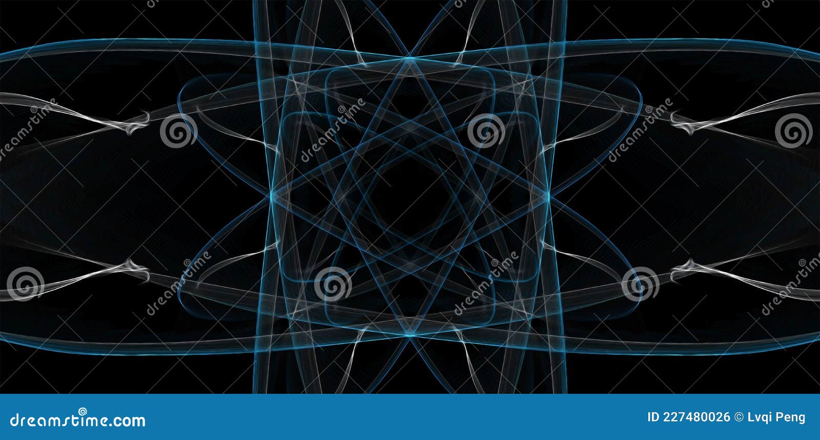 Cool Sci-fi Abstract Line Background Pattern Stock Illustration ...