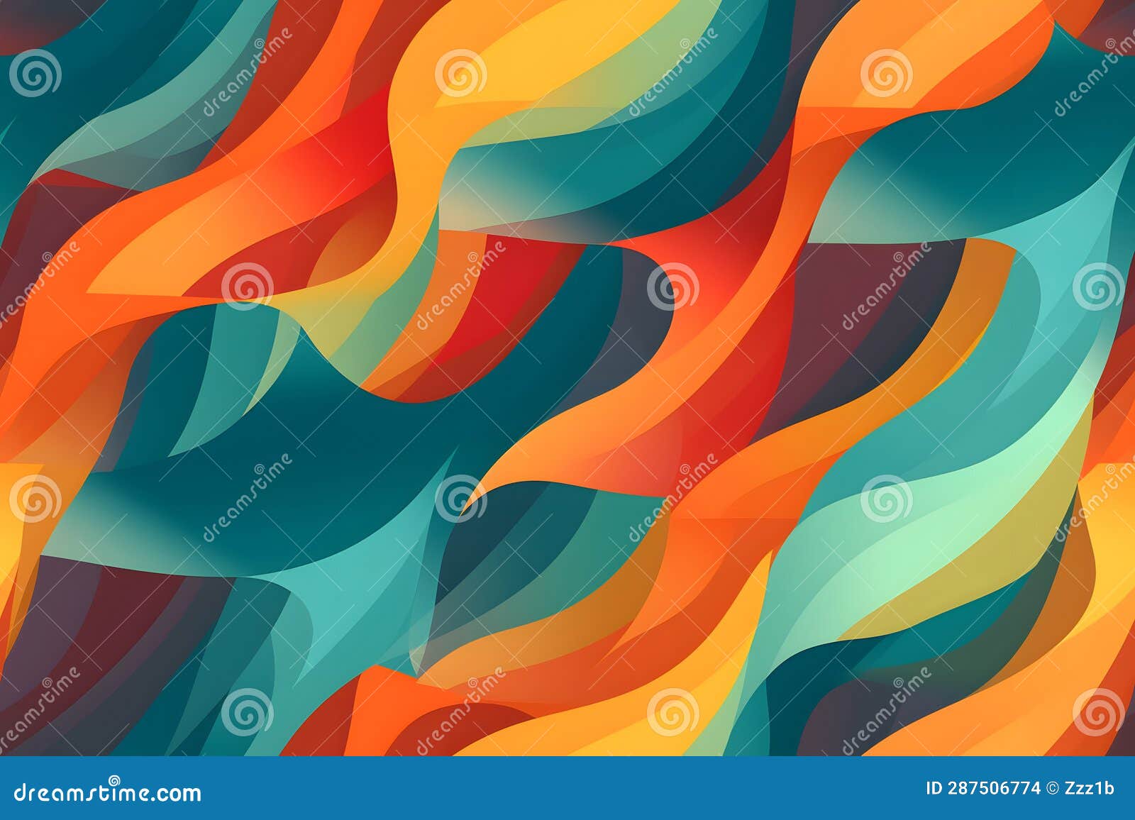 A Cool Seamless Abstract Doodle Pattern Inspired by 00s, Neural Network ...