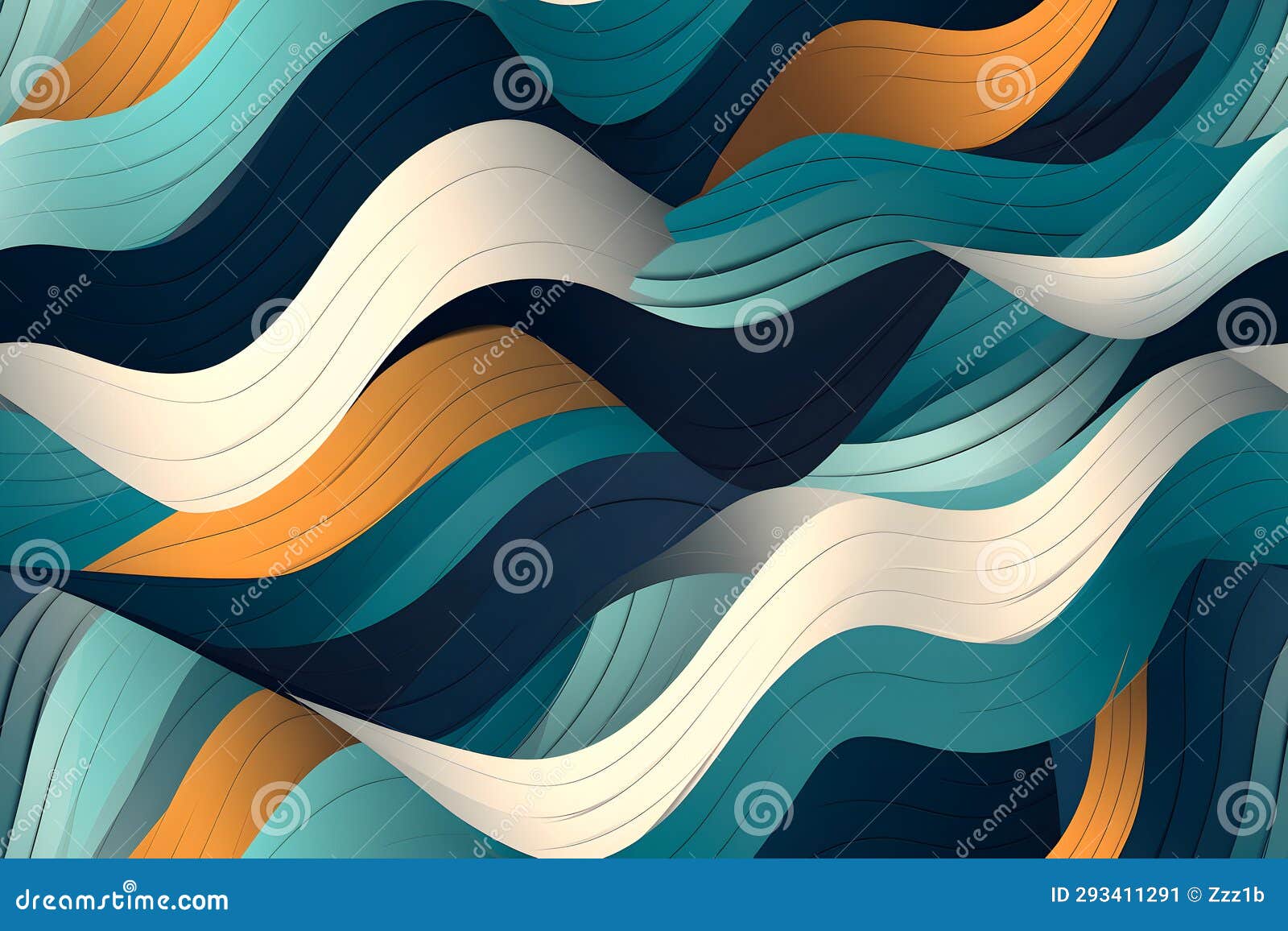 A Cool Seamless Abstract Doodle Pattern Inspired by 00s, Neural Network ...