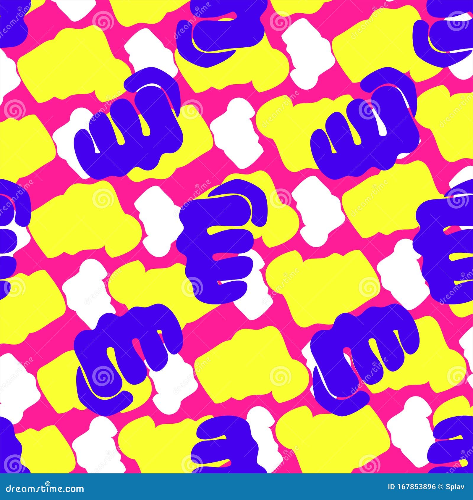 Cool Seamless Texture Pattern MMA, Karate for Print on T-shirts ...