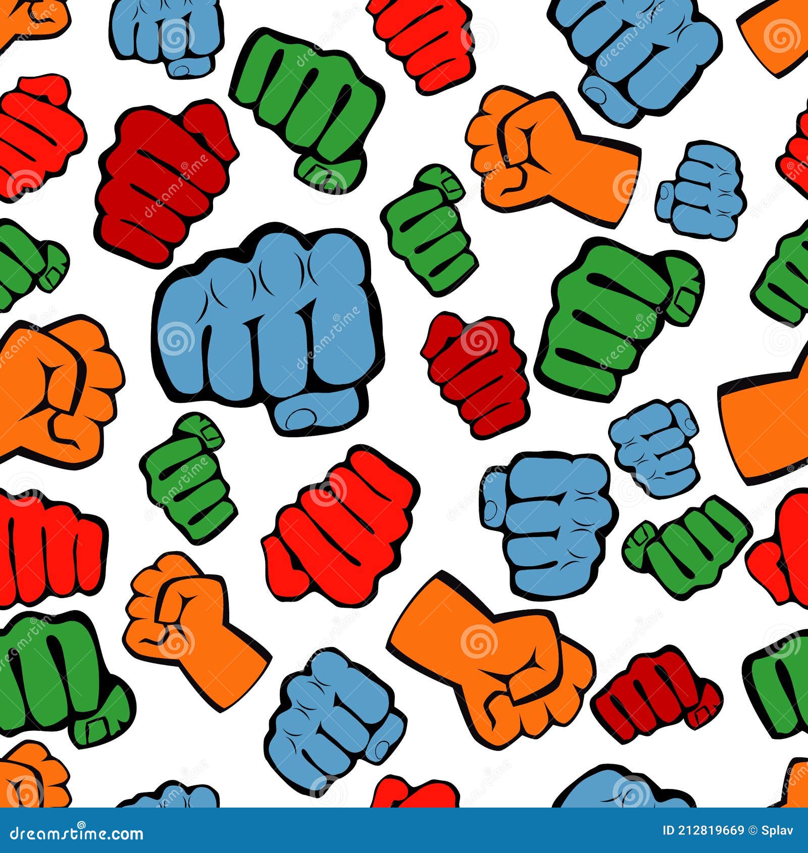 Cool Seamless Texture Pattern MMA, Karate for Print on T-shirts ...