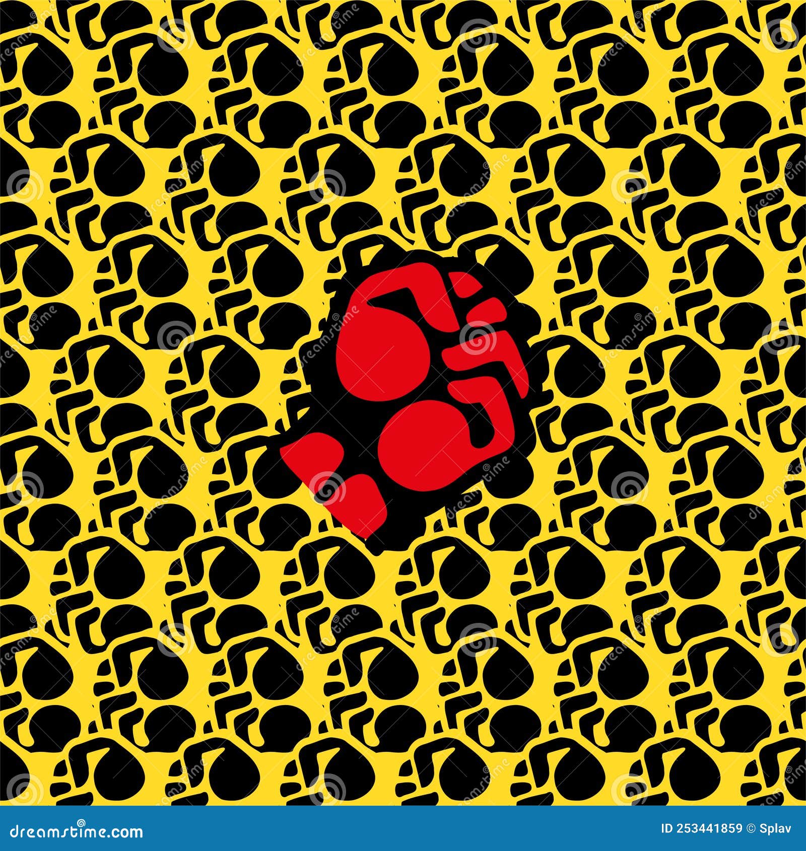 Cool Seamless Texture Pattern MMA, Karate for Print on T-shirts ...