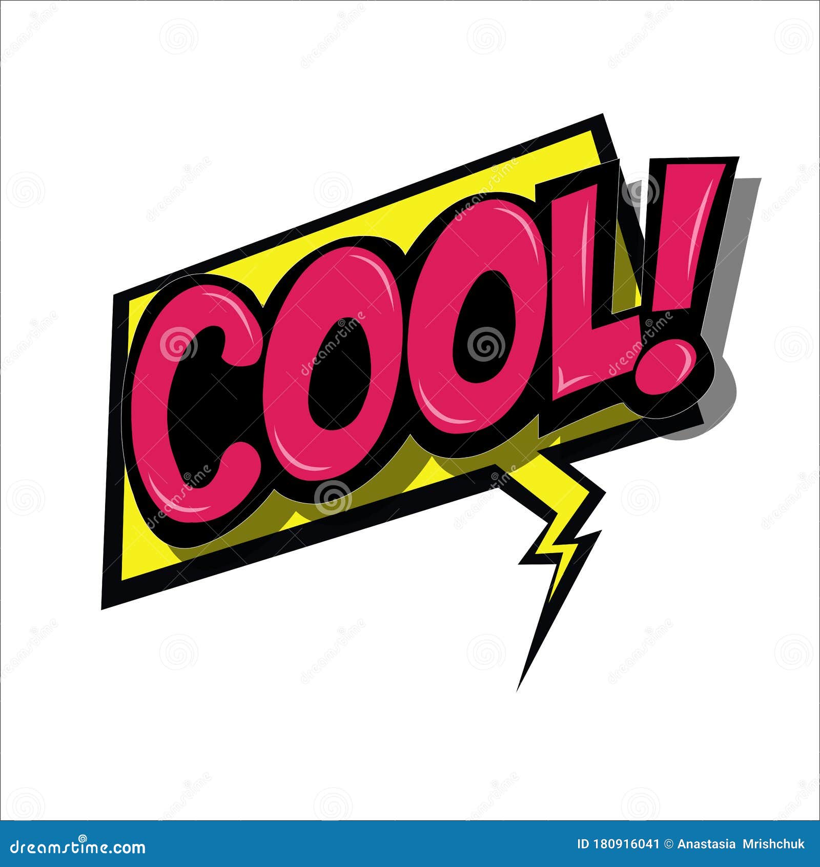 "COOL " Sign on White Background. Vector Illustration Stock ...
