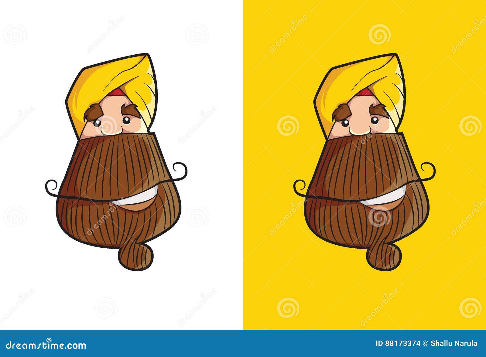 Sardaar Face Stock Illustrations – 21 Sardaar Face Stock Illustrations ...