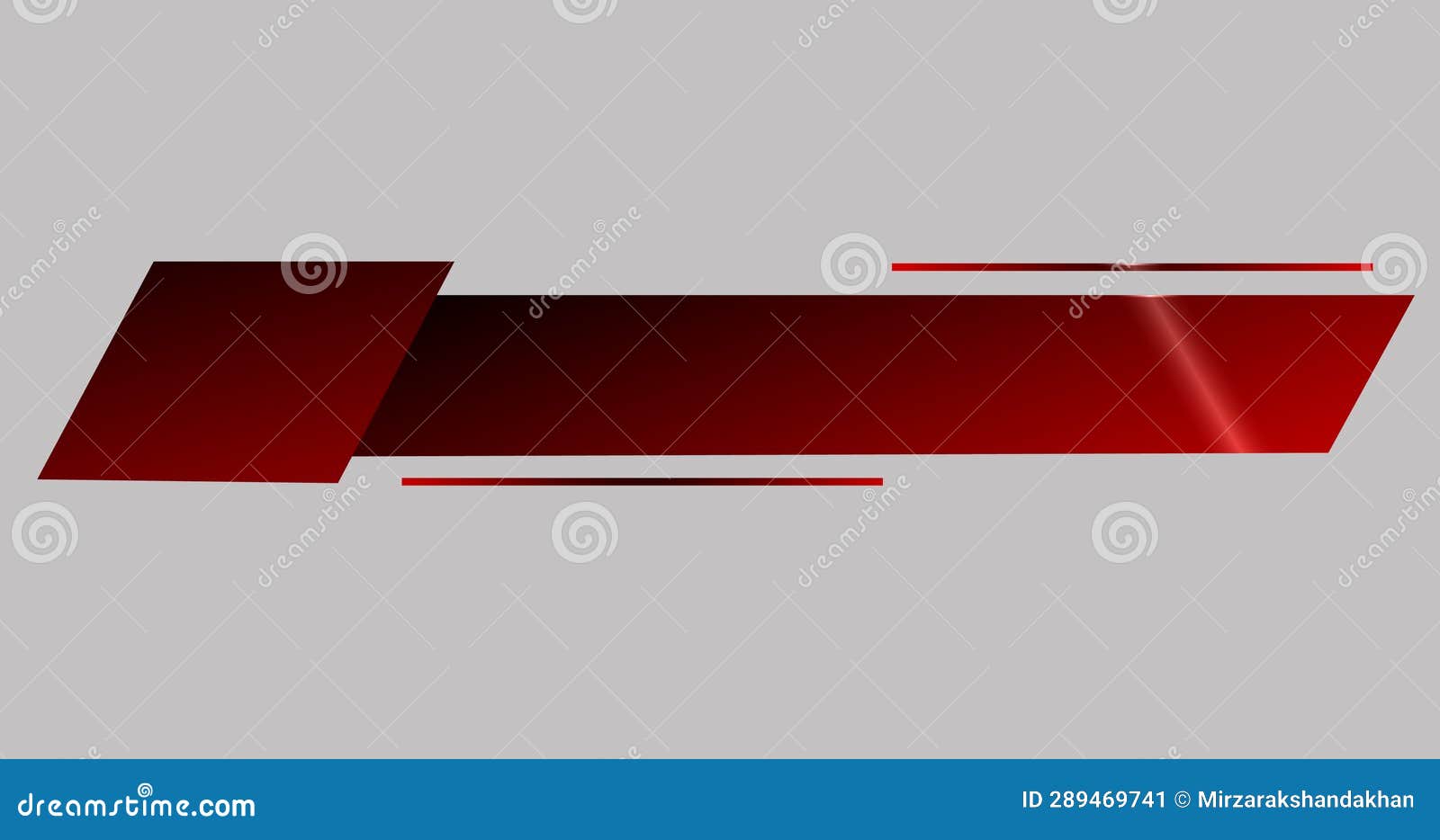 Cool Simple Modern-designed Red-color and Black-colored Gradient Lower ...