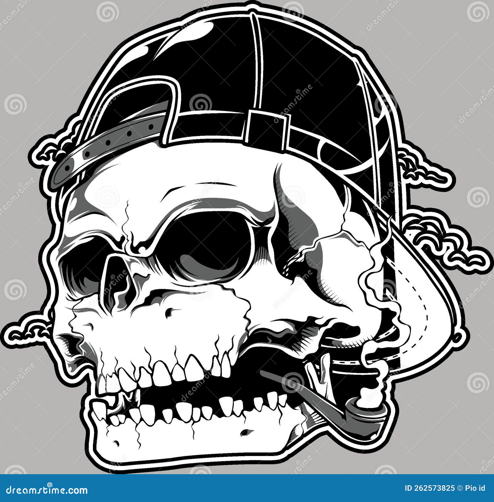 Cool Skull Vector Illustration DOWNLOAD 1 Stock Vector - Illustration ...