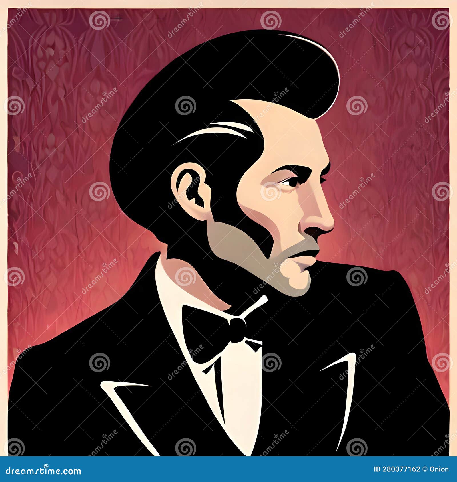 Cool Guy Graphic Illustration - Ai Generated Image Stock Illustration ...