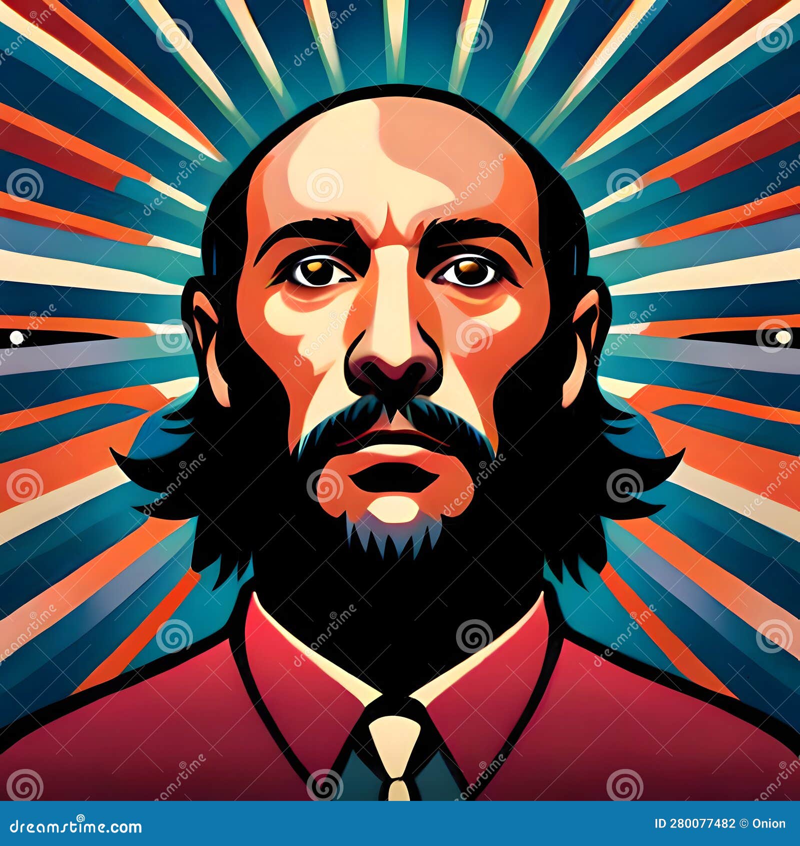 Cool Guy Graphic Illustration - Ai Generated Image Stock Illustration ...