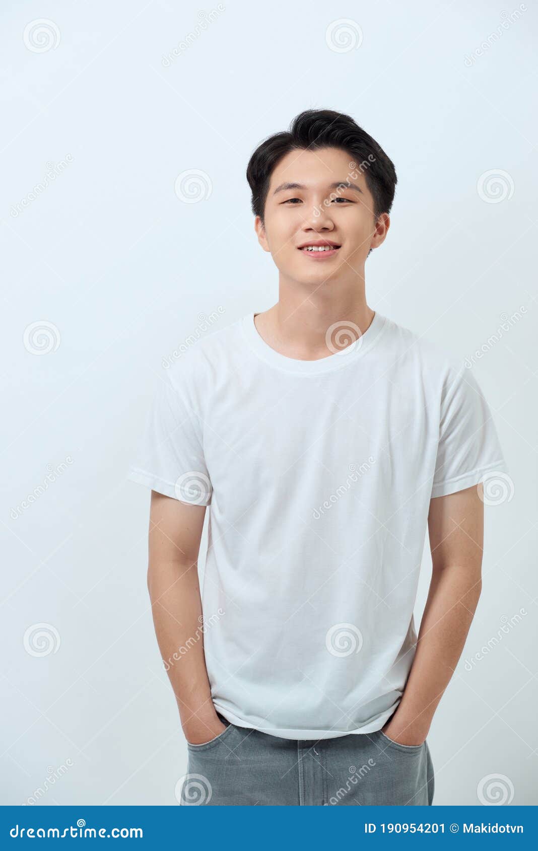 Cool Smile Face and Pose of Confidence Asian Man Stock Image - Image of ...