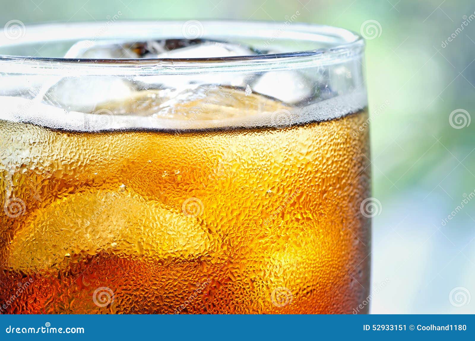 Cool soft drink stock image. Image of spill, glass, reflection - 52933151