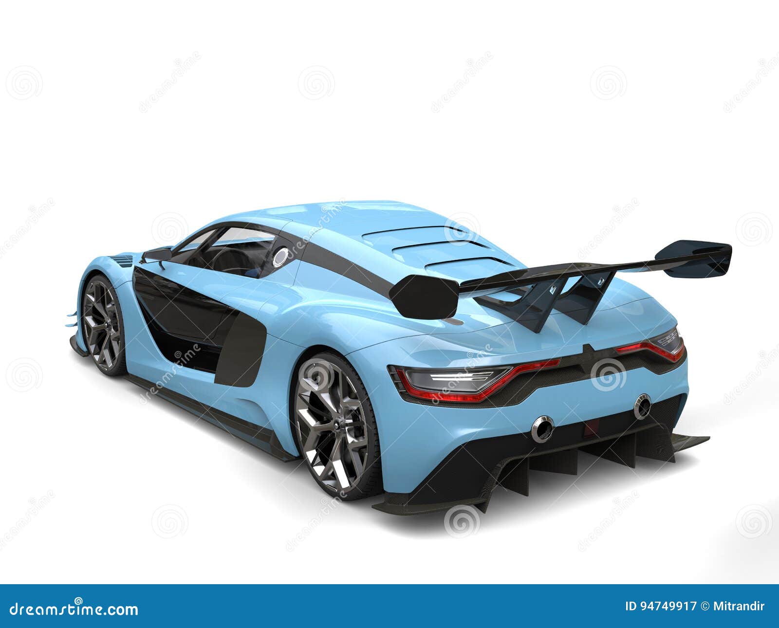 Cool Space Blue Modern Race Car Stock Illustration - Illustration of ...