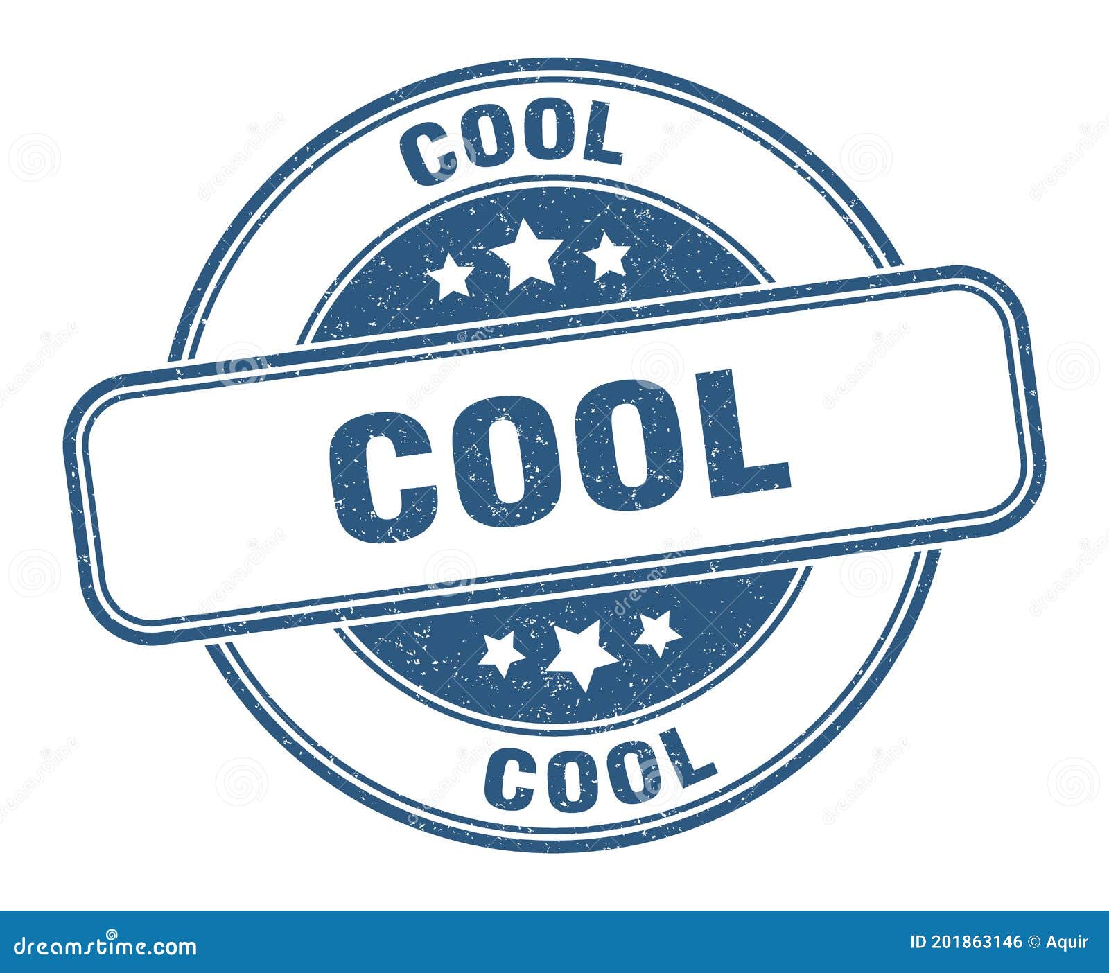Cool Stamp. Cool Label. Round Grunge Sign Stock Vector - Illustration ...