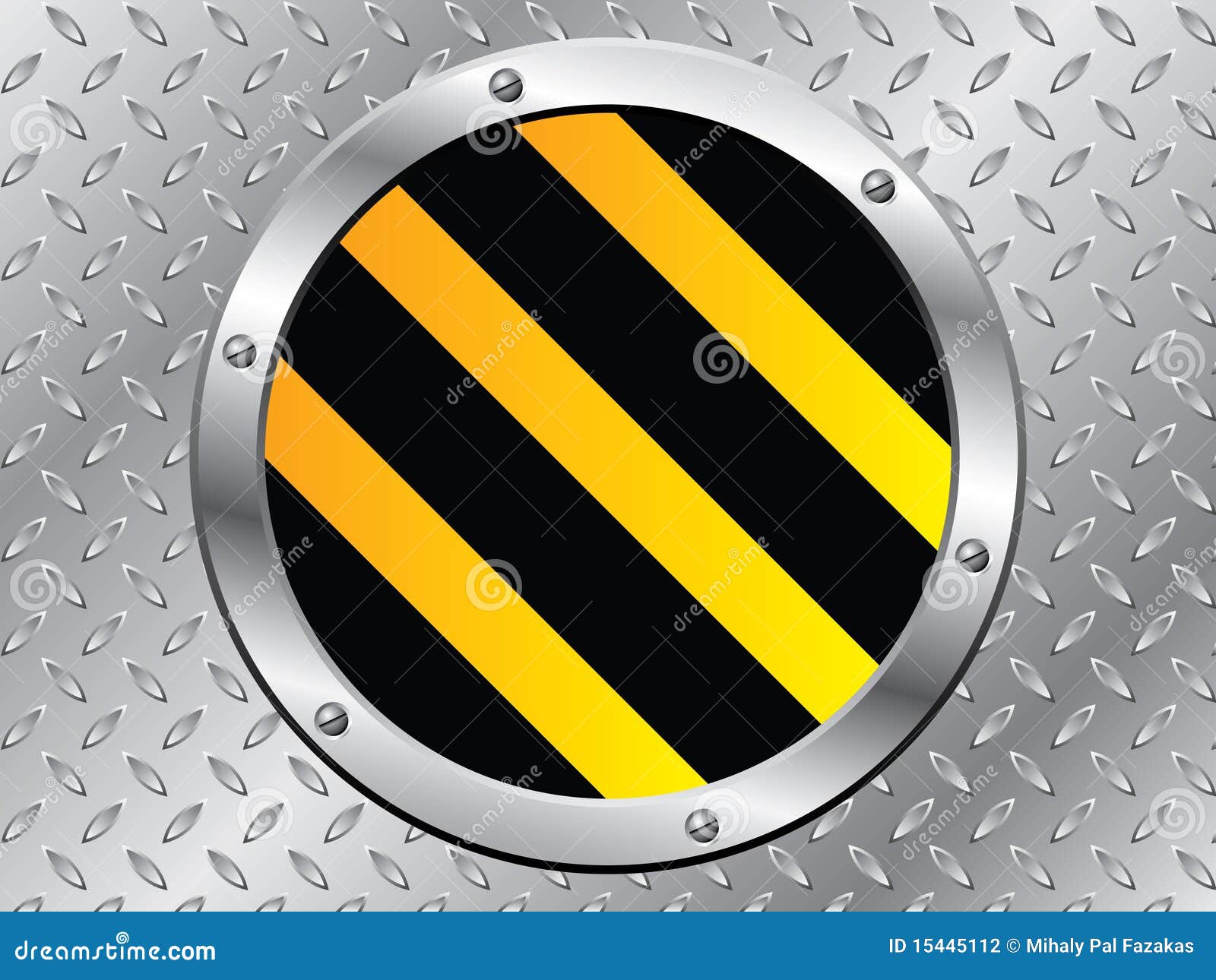 Cool Steel Plate with Striped Cap Stock Vector - Illustration of ...