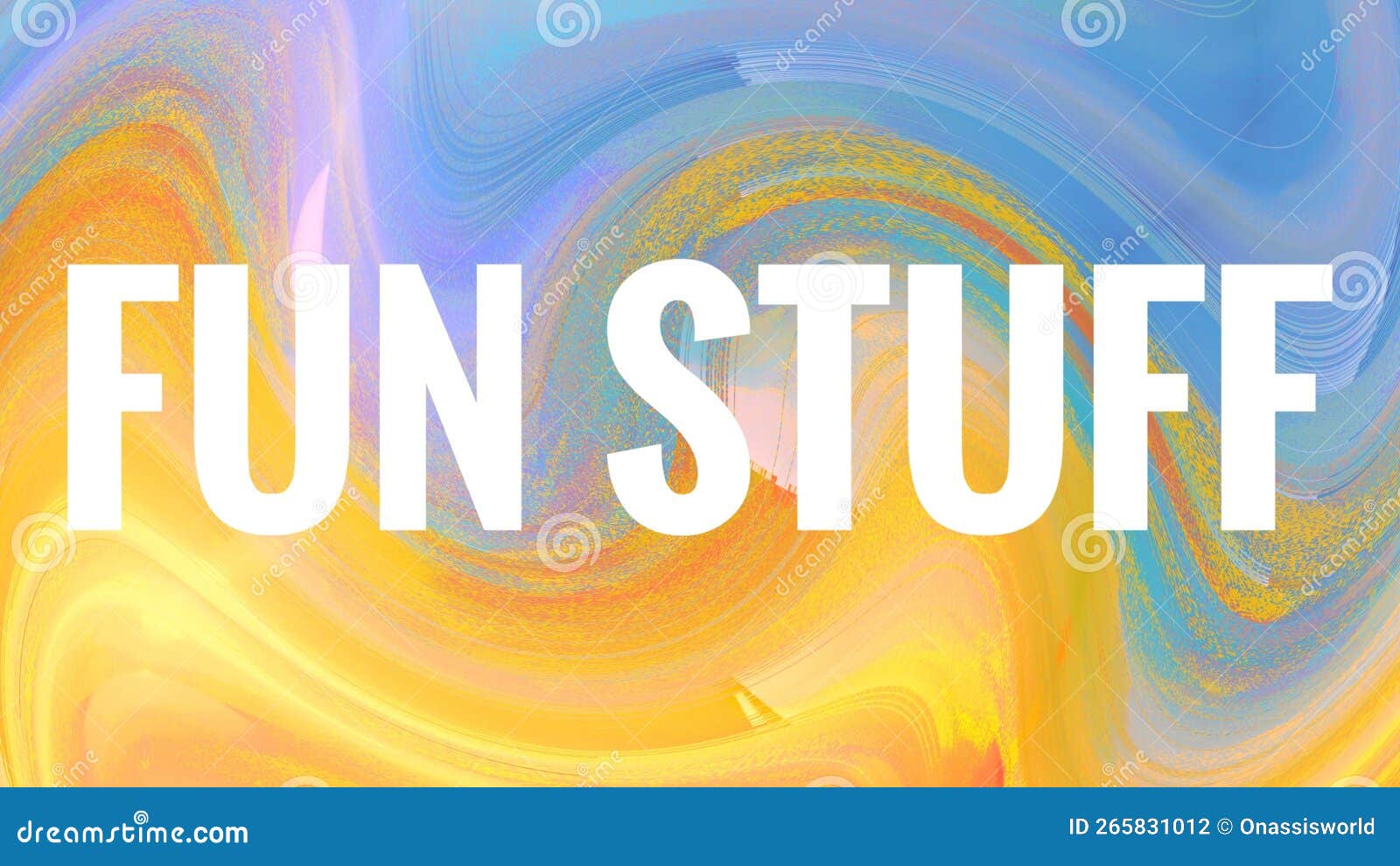 Cool Stuff Fun Abstract Background Header Illustration Stock ...