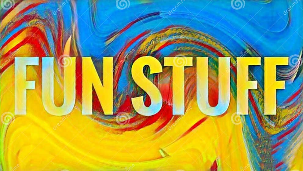 Cool Stuff Fun Abstract Background Header Illustration Stock ...