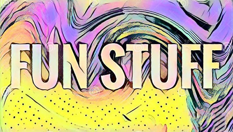 Cool Stuff Fun Abstract Background Header Illustration Stock ...