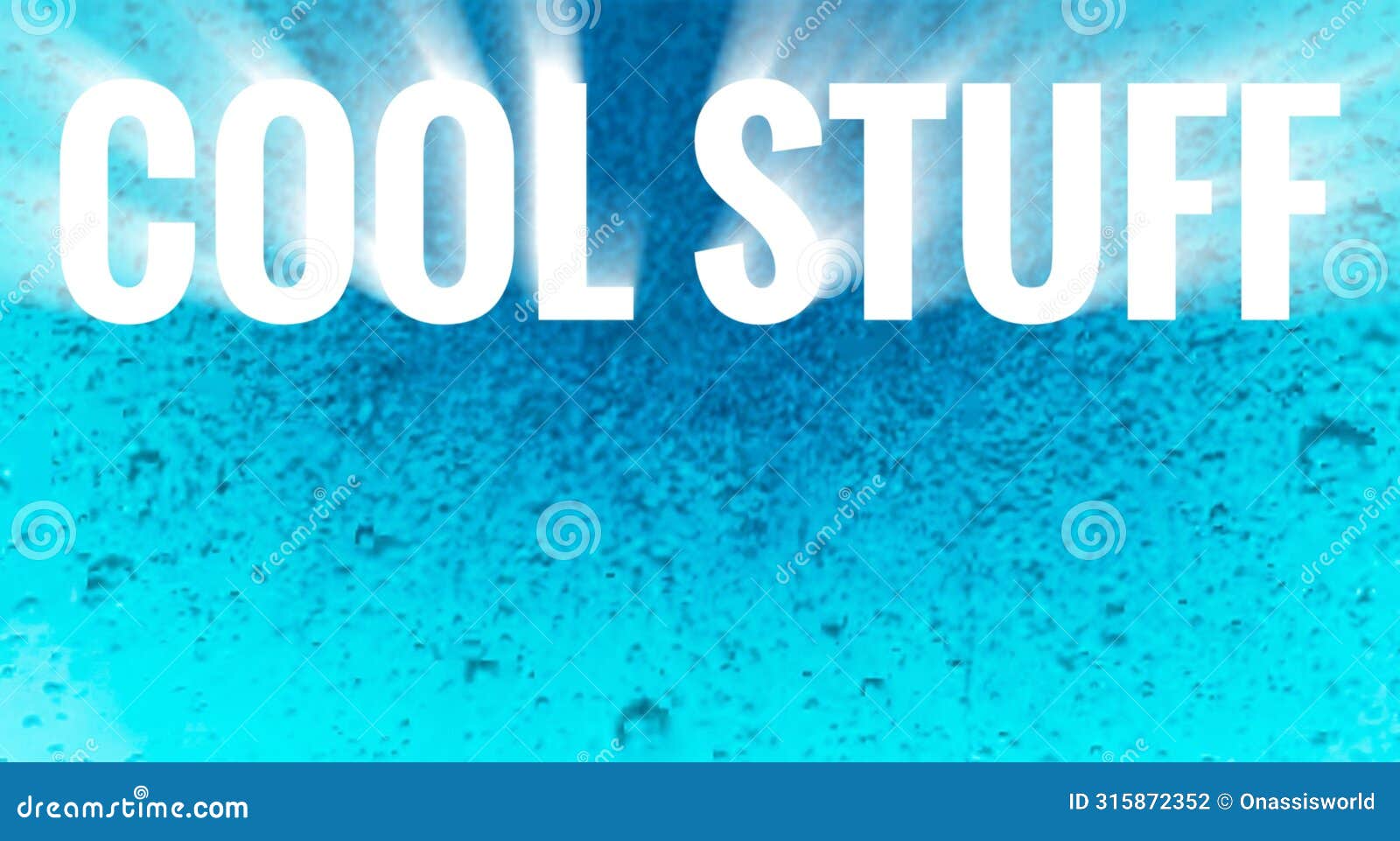 Ice Cold Cool Stuff Header Abstract Background Illustration Stock Photo ...