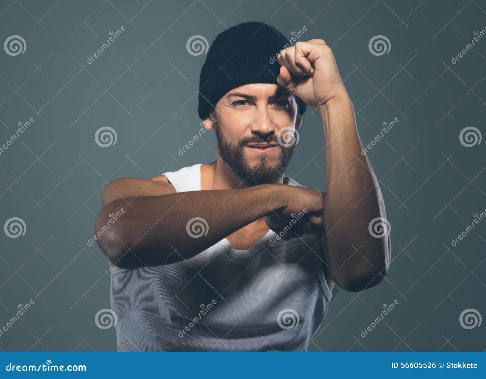 Cool And Stylish Confident Handsome Man Winking, Smiling Cheeky And ...