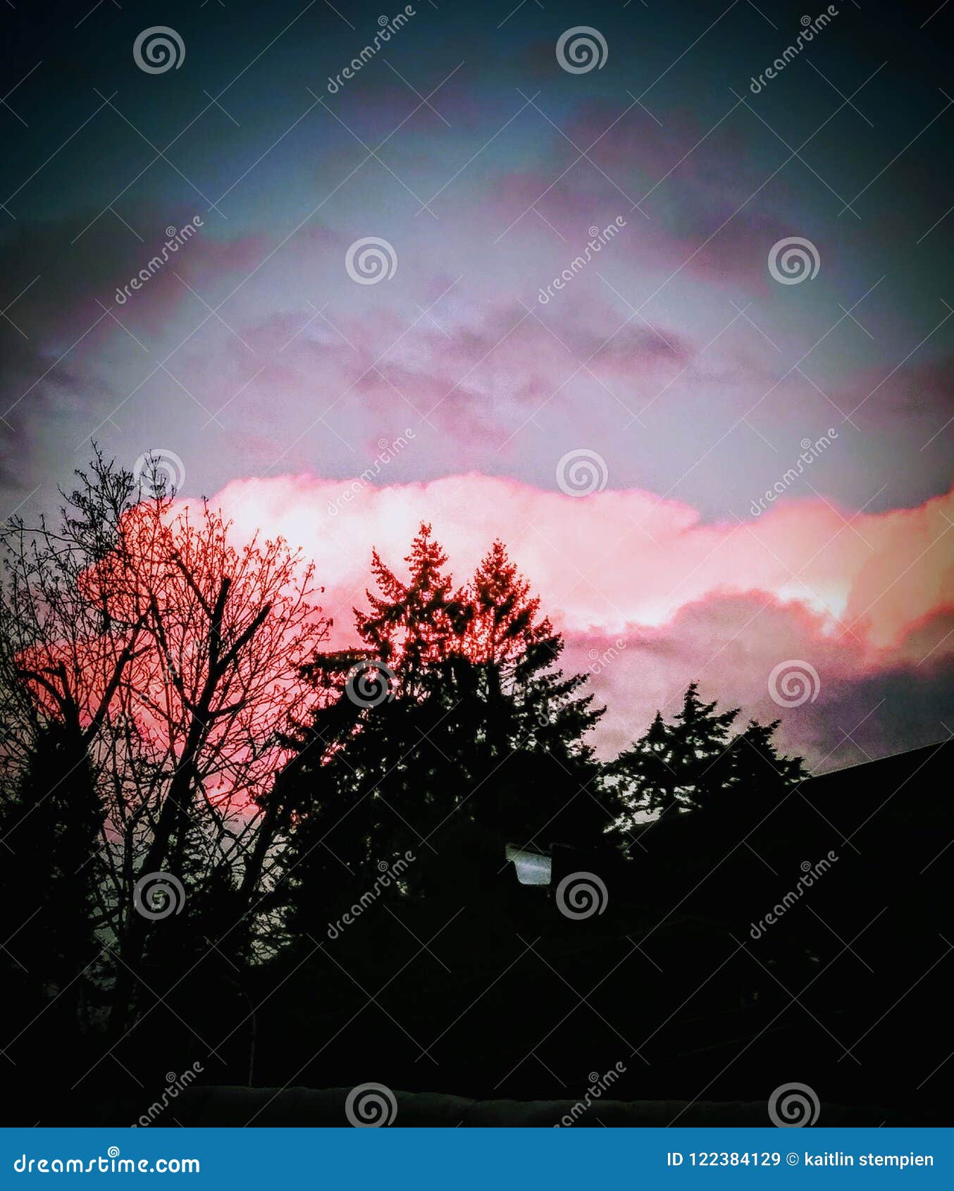 Sunset stock image. Image of sunset, washington, summer - 122384129