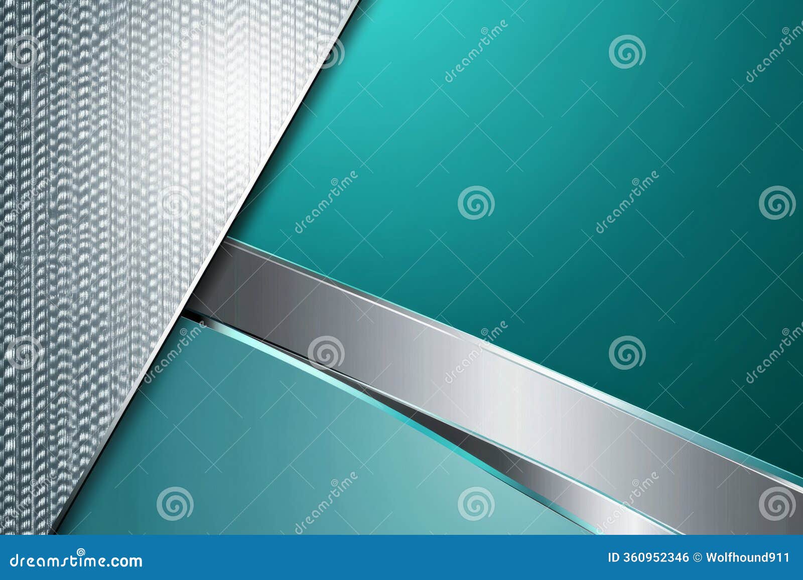 A Cool Teal and Silver Abstract Background with Smooth Gradients and ...