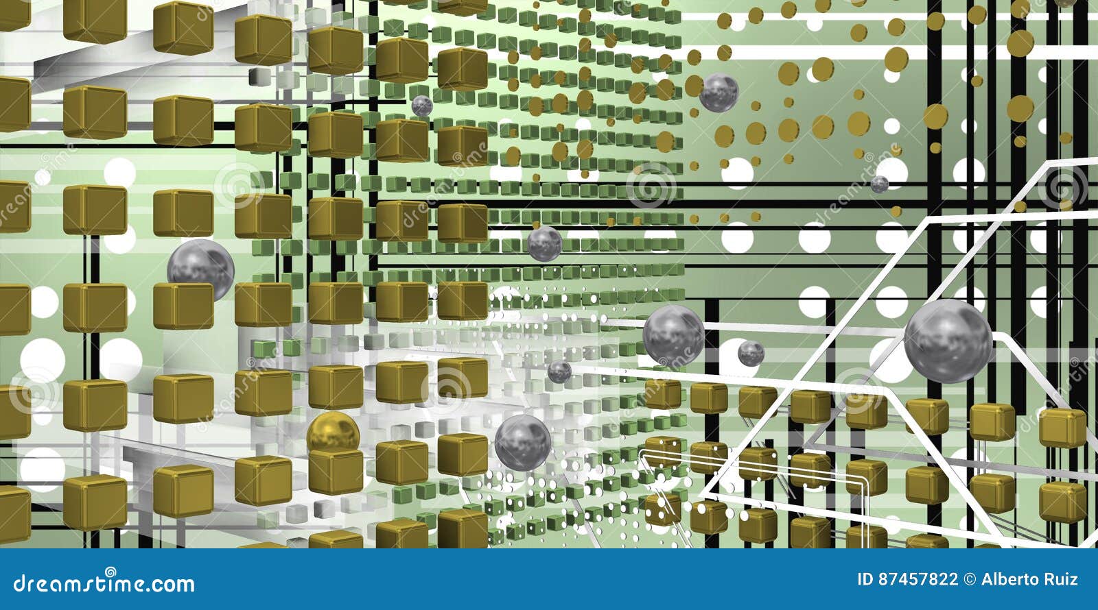 Cool technological space stock illustration. Illustration of cool ...