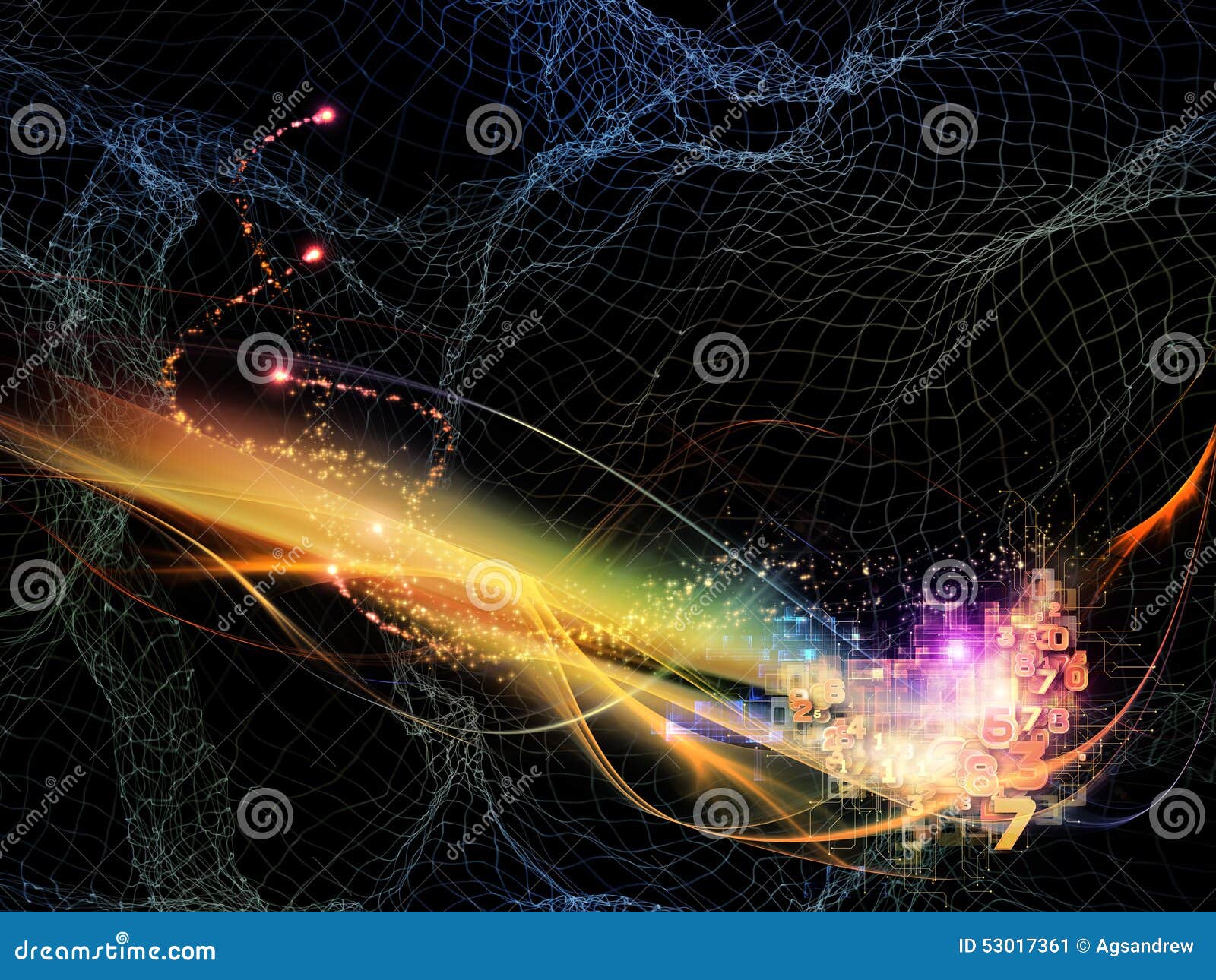 Cool Technology stock illustration. Illustration of light - 53017361