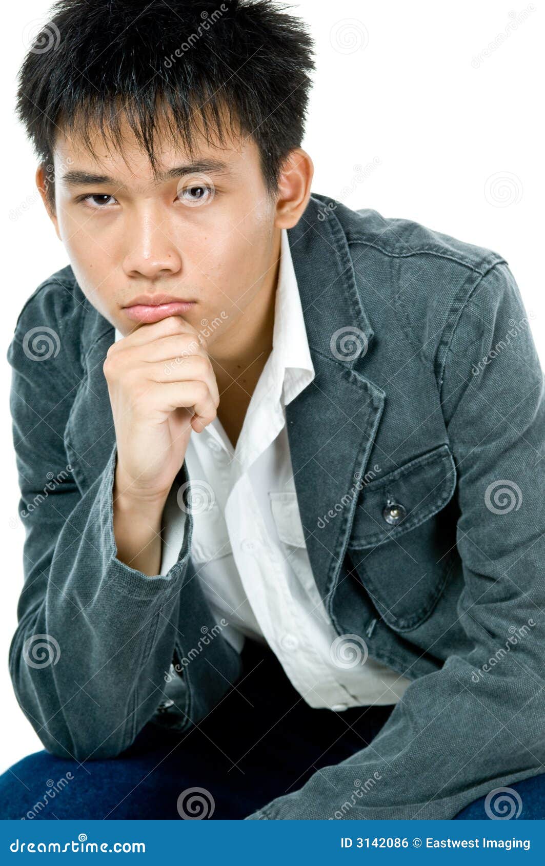 Cool Teen stock photo. Image of white, business, studio - 3142086