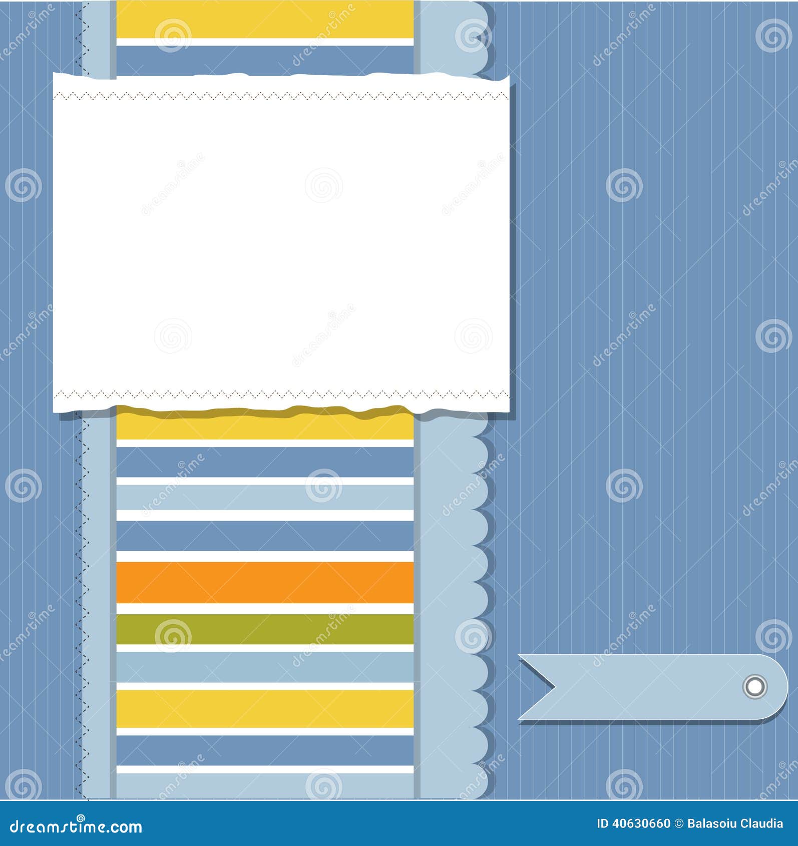 Cool Template Frame Design for Greeting Card Stock Vector ...