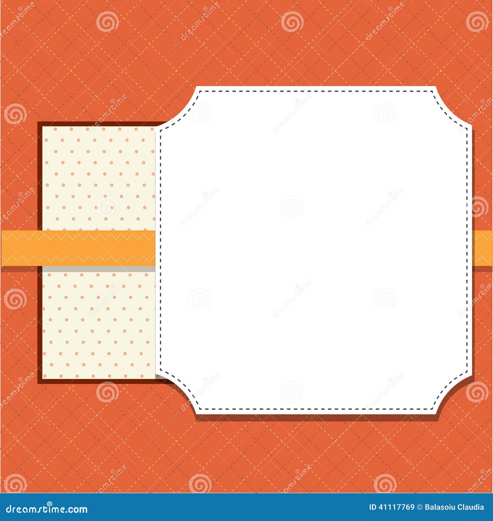 Cool Template Frame Design for Greeting Card Stock Vector ...