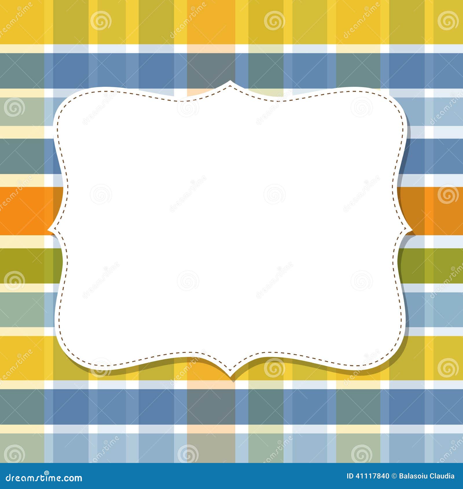 Cool Template Frame Design for Greeting Card Stock Vector ...