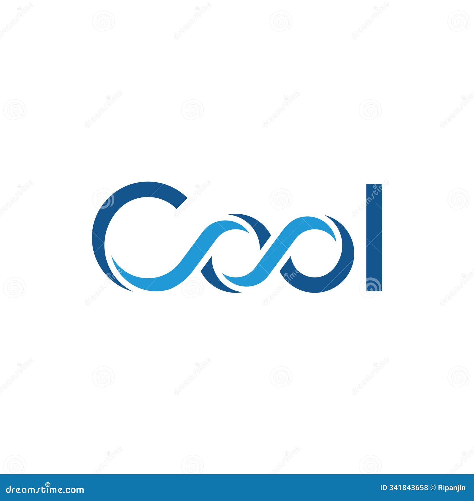 Cool Text Logo, Typography Font Cool Design Vector Stock Illustration ...