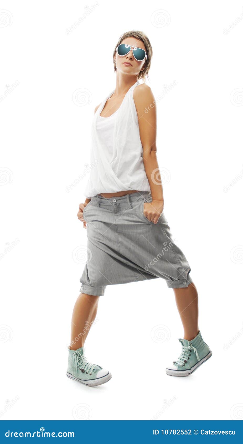 Cool trendy girl stock photo. Image of female, lifestyle - 10782552