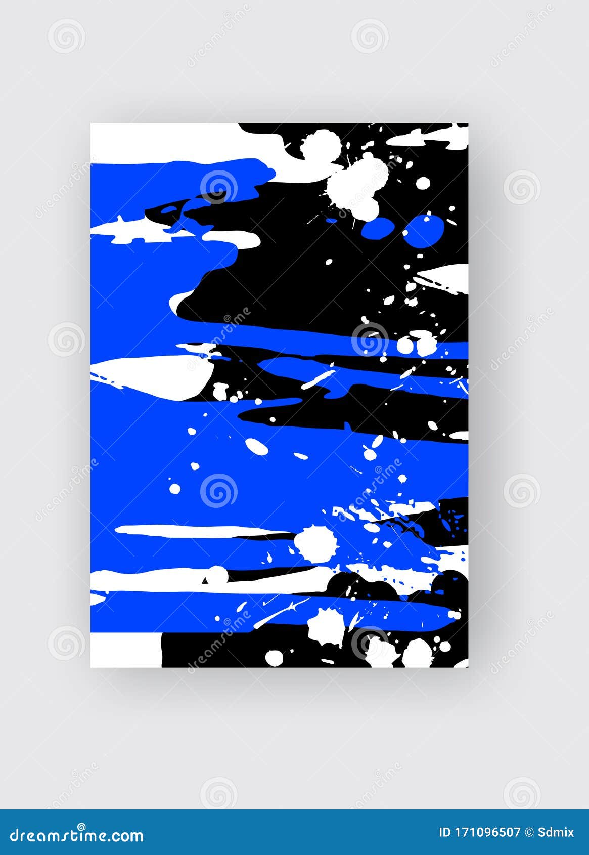 Cool Vector Bright Poster with Abstract Colorful Elements Stock Vector ...