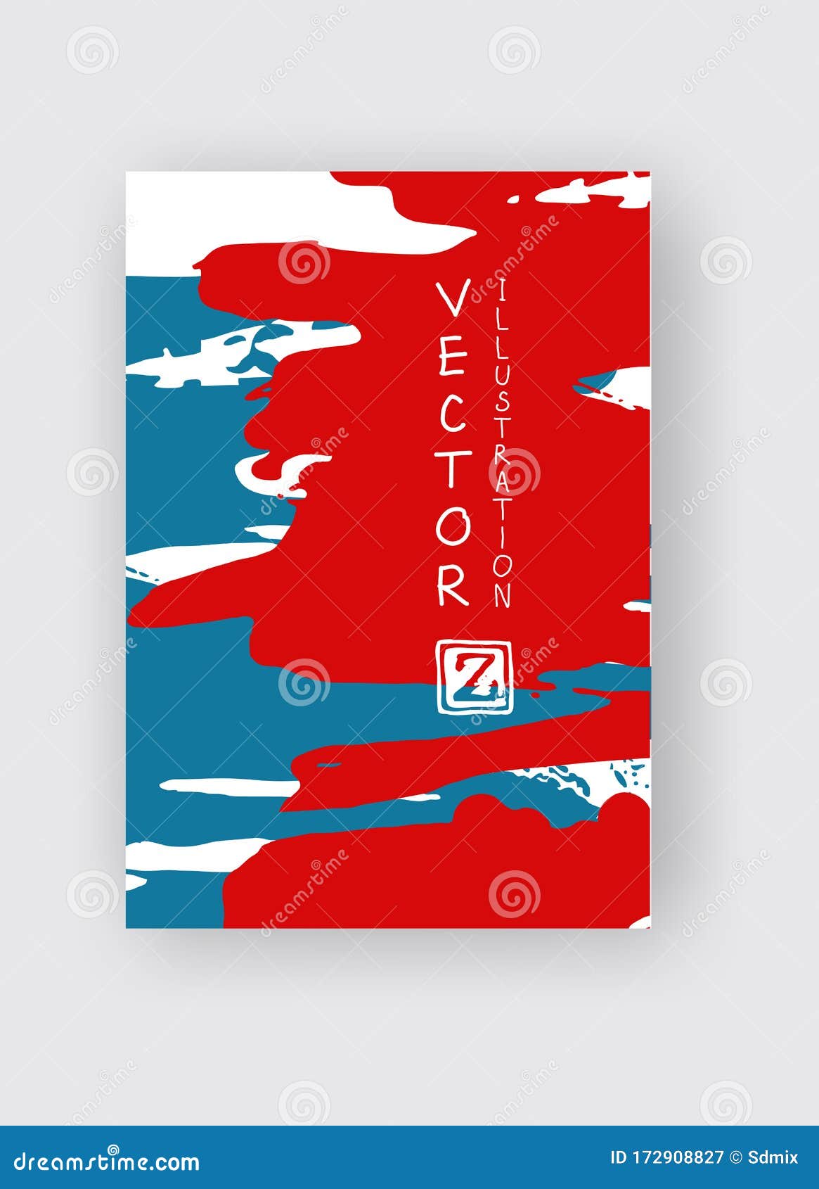 Cool Vector Bright Poster with Abstract Colorful Elements Stock Vector ...