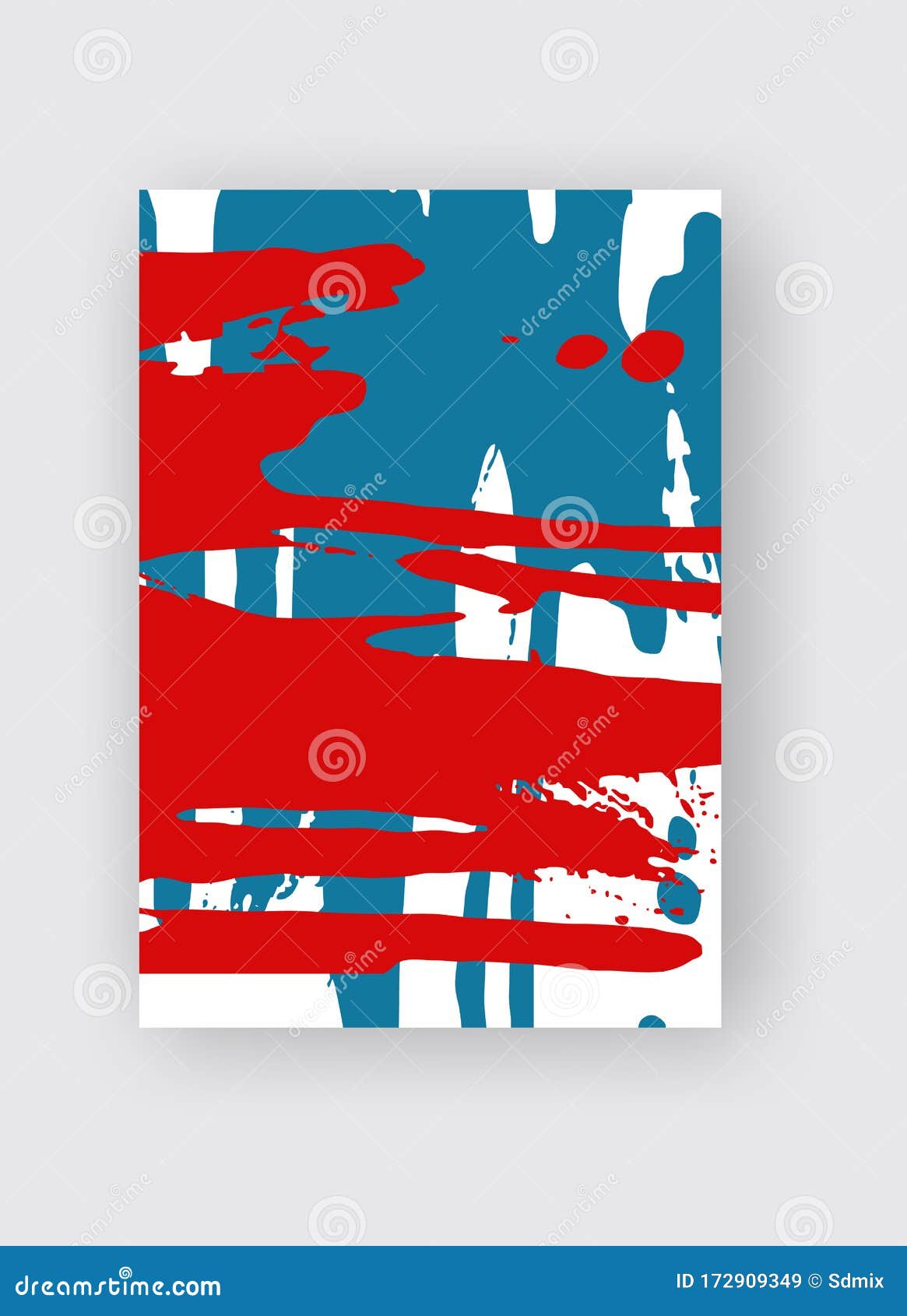 Cool Vector Bright Poster with Abstract Colorful Elements Stock Vector ...