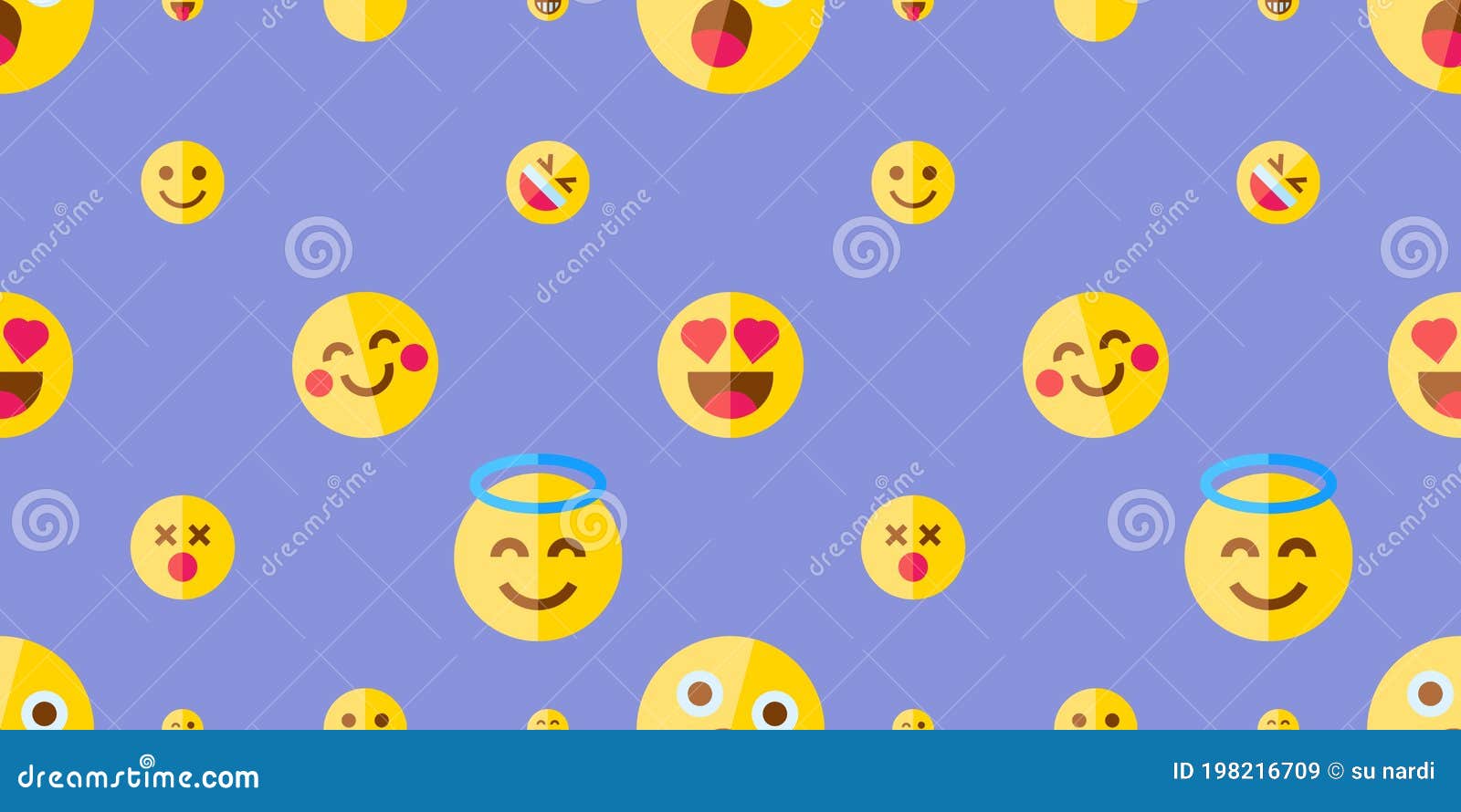 Cool Illustration with Various Emotion Icons Stock Illustration ...